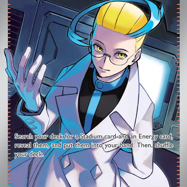 Colress Pokemon Kaart Scarlet & Violet Night Wanderer Officially